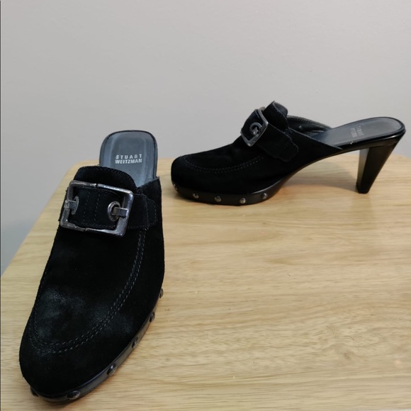 Stuart Weitzman | Shoes | Womens Black Mules Stuart Weitzman | Poshmark